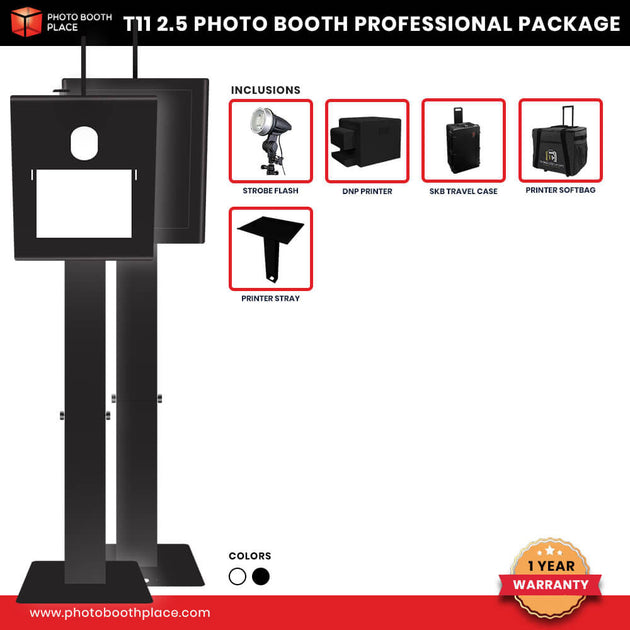 Free Shipping - T11 2.5 Photo Booth Professional Package (Fits 12.3" M