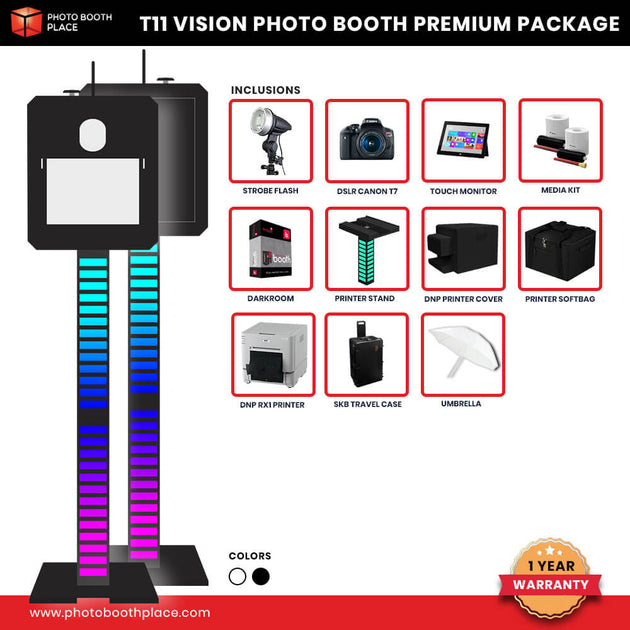 T11 Vision Photo Booth Bundle - Photo Booth Place