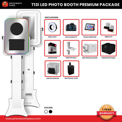 T12 LED Mirror Photo Booth - Photo Booth Place