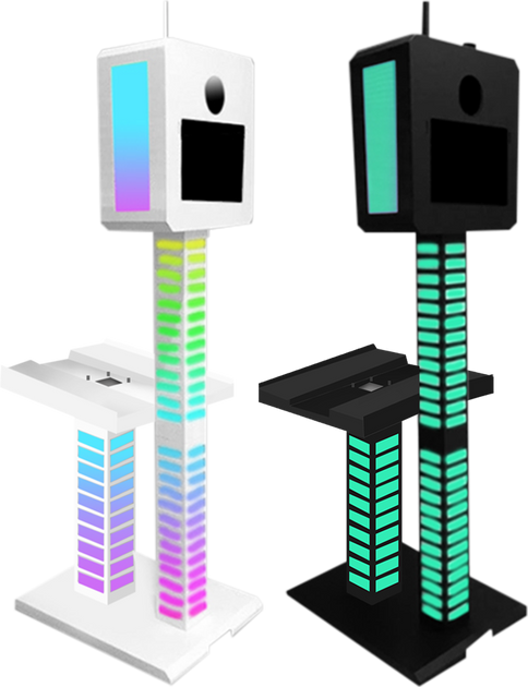 T11 Vision Photo Booth Shell with Printer Stand (Fits 12.3" Microsoft